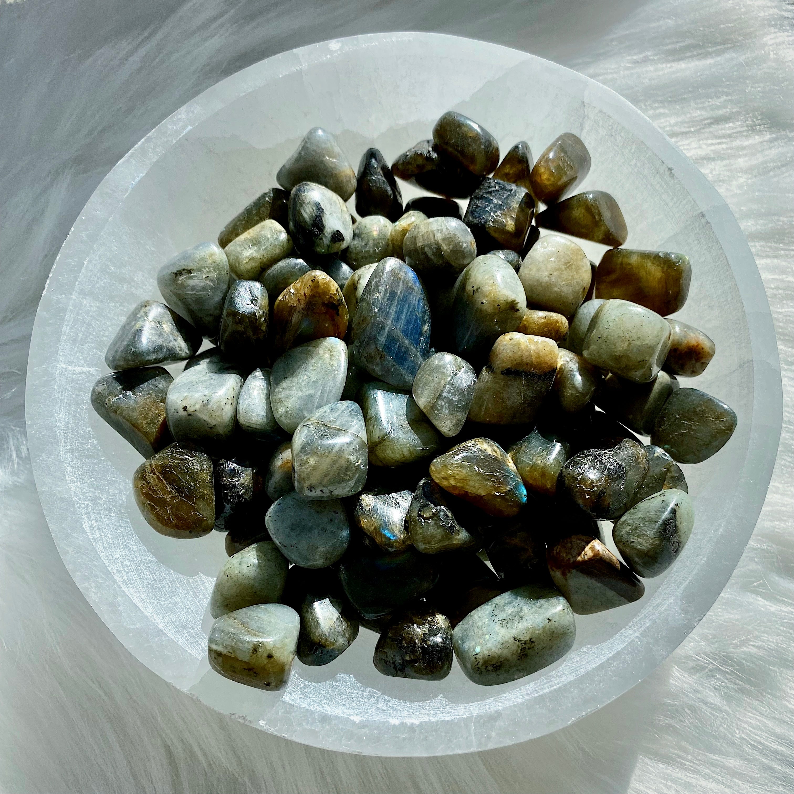 Labradorite Tumbles – leonardcrystalsandjewelry